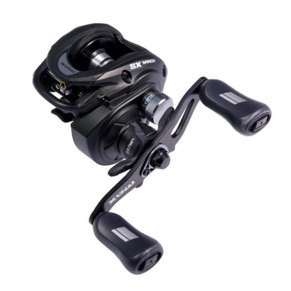 AbuGarcia MAX5 SX WINCH ベイトリール リールZENONから受け継がれるエルゴノミックデザインが33ｍｍスプール径のMAXシリーズにも登場。ギア比5.6:1、最大巻取り量58cmの巻物特化型モデル！MAX5 SX WI...