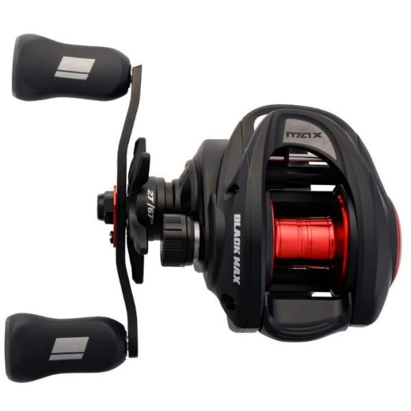 AbuGarcia MAX5 BLACKMAX ベイトリール リールブラックマックスが握りこみやすいエルゴノミックデザインになりリニューアル！MAX5 BLACKMAXは、ソルトでもフレッシュでも使えるバーサタイルベイトリール。マグネットブ...