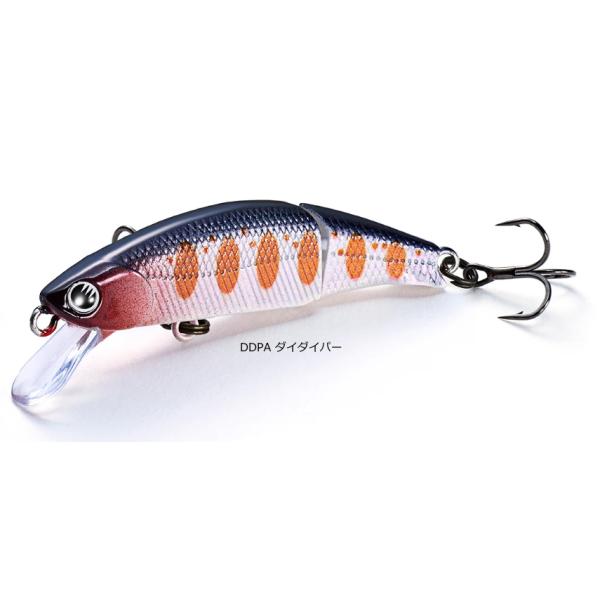 Jackson Meteora 渓流 管理釣り場 エリア トラウト ミノー ルアー水中で魅せ続けるジョイントミノー単に切り離してジョイント化するだけではなく、水中姿勢やウォブ＆ロールによる背中側・腹側それぞれの可動角度まで考慮したテーパード...