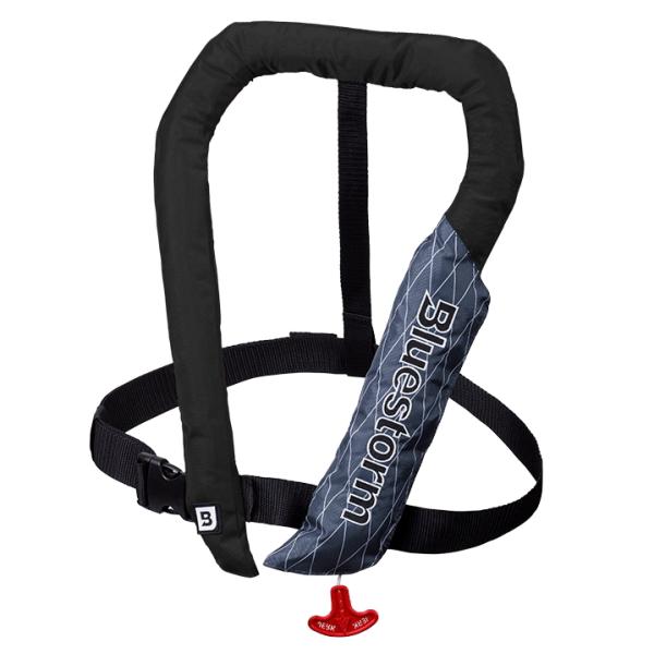 ブルーストーム ソバー BSJ-2920RS II II / 救命具 フローティングベスト 船検対応 桜マーク タイプABSJ-2920RSIIはエントリーモデル・サスペンダータイプの膨脹式ライフジャケットです。Bluestormサスペンダ...