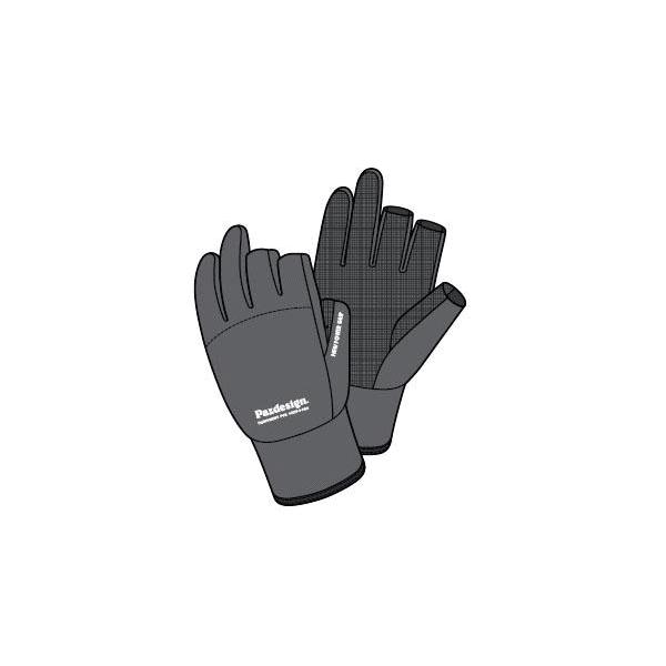 pazdesign 防寒着グローブ 手袋 ウェア甲部分内側に携帯カイロを入れるポケット付き。掌全体に0.2mm厚のニューパワーグリップを採用。甲側は保温力の高いタイタニュームαを使用。ホールド感と保温性能を両立しました。●甲側＝タイタニュー...