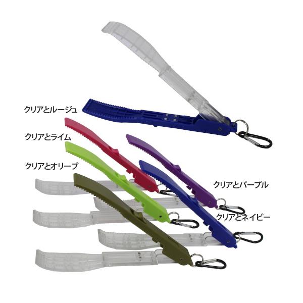 ソルフィエスタ solfiesta 釣り 魚ばさみ 魚つかみ フィッシュグリップCATCHMAN CRYSTAL 〜キャッチマンクリスタル〜トゲや毒のある危険な魚から守る！ワンダッチで開閉できる！キャッチした魚がスケスケ便利なカラビナ付き！...