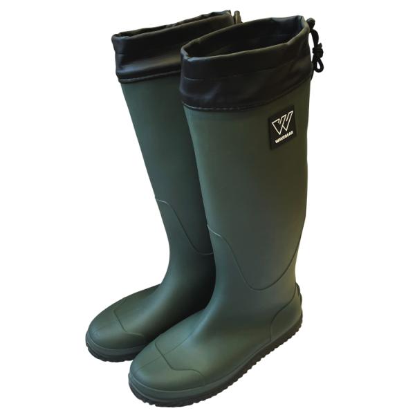 ファイブスター ウェーブギア WAVEGEAR パックブーツ PACK BOOTS / 釣り フィッシング 靴 ブーツ 長靴・コンパクトに収納可能・折り畳みレインブーツ・携帯に便利な収納袋付き・履き心地を重視したインソール・雨の日　ぬかるみ...