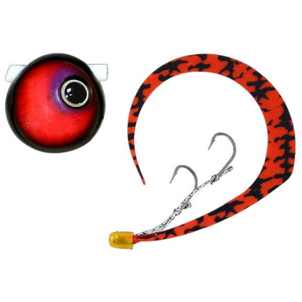 ジャッカル JACKALL 鉛式ビンビン玉スライド 無双カスタム 鯛ラバ タイラバ パーツ「ビンビンフック無双 ＆ マスターカーリー」を標準装備ビンビンフック無双低活性でなかなか口を使わない状況においてもアタリを絡め取り、フッキングへ持ち込...