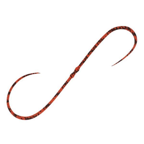 ジャッカル JACKALL ビンビン玉カスタムネクタイ ファインフィネス 鯛ラバ タイラバ 鯛ジグ タイジグ パーツフィネス×トラブルレスネクタイトラブルレス設計センターのストレート部分を長く設計し、ネクタイのカーリー部分と鈎を干渉させない...