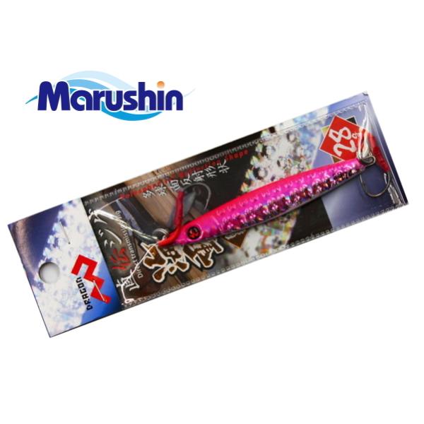 マルシン漁具 Marushin 直伝ジグ 海動 / ルアー ソルトルアー メタルジグ 青物 根魚 スズキロングセラーの代表的ジグ「ドラッグジグ」をベースに、特徴的な多球面反射形状をボディー表面に採用！（Corrugated Reflecti...