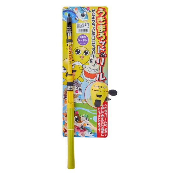 がまかつ Gamakatsu うきまろッド&amp;リール UK8001-1 / 波止釣り 防波堤 サビキ ちょい投げ 入門セットサビキやちょい投げにピッタリ！うきまろシリーズからロッド＆リールの登場です！！サビキやちょい投げにピッタリのコ...