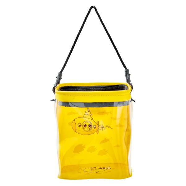 がまかつ GAMAKATSU うきまろ お魚みえみえバケツDX UK-8034 / バケツ フィッシング●魚が見やすい前面クリアボディー。●魚を入れたまま水換え可能な半面メッシュ蓋。●砂浜で砂が入らず水が汲めるオリジナル構造。●側面にエアー...