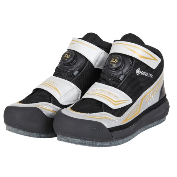 ダイワ グローブライド DAIWA フィッシング 釣り 磯靴 磯シューズ フットウェアトーナメントシューズ初のゴアテックス採用モデル。高次元の防水性と透湿性で快適な釣行を。優れた防水性と透湿性を兼ね備えた高機能ゴアテックスフットウェアテクノ...