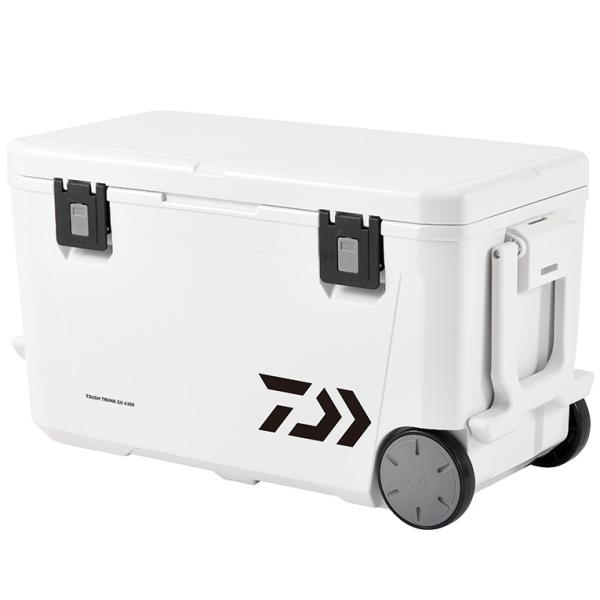 ダイワ DAIWA グローブライド タフトランク GU／S 4300 TOUGH TRUNK / クーラーボックス頑丈×楽々！ DAIWA史上最もタフなクーラーが新登場！・堅牢×頑丈！タフボディ・大径キャスターとサイドハンドル付きで1人での...