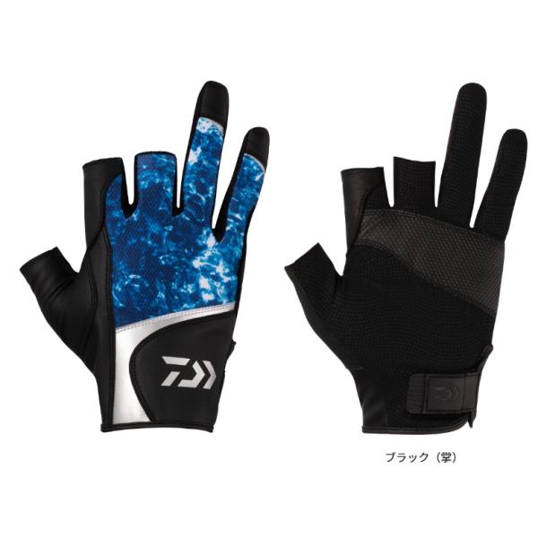 ダイワ DAIWA グローブライド 釣り フィッシング 手袋 グローブ強いタックルを扱う釣りに最適。補強を効果的に施すことでジギングゲームをサポート。手首の動きを妨げないショートタイプ 。掌はあて付き、甲側には速乾性のあるストレッチ素材を採...