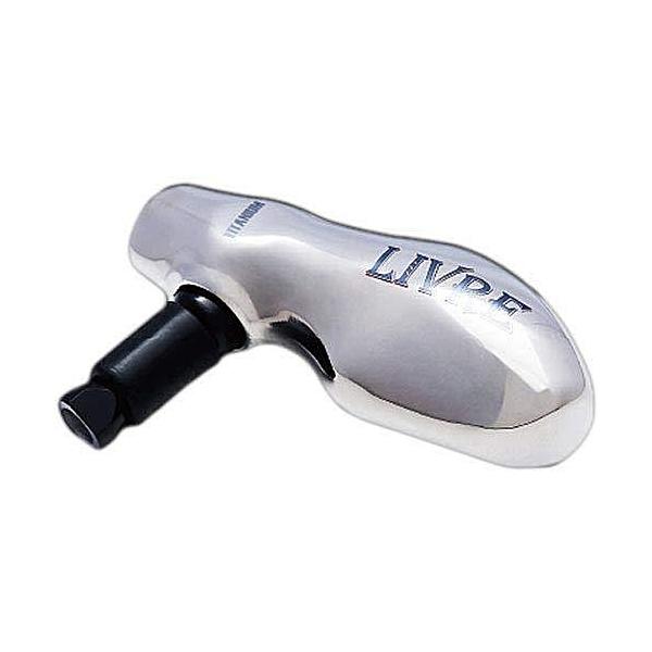 LIVRE メガテック リール カスタム ハンドルノブ パーツ 部品●水に浮く、わずか37.1gのチタンノブ●驚異的な軽さの秘密はモナカ構造の薄肉中空チタンノブ●鏡面バフ仕上げで抜群のグリップ感●シマノ・ダイワの純正ノブをカスタム※適合機種...