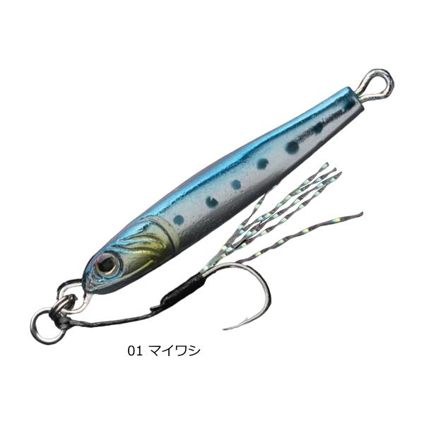 リトルジャック LITTLE JACK 青物 ロックフィッシュ 根魚 五目 ライトゲーム ソルト メタルジグ ルアー●まさにイリコサイズ。リアルベイトフォルム●チラッチラ泳ぎフラッシュする「左右非対称湾曲ボディー」●アクションにこだわった打...