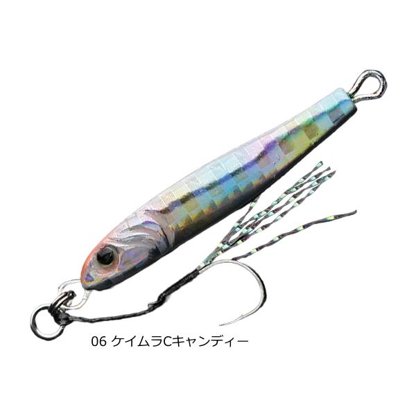 リトルジャック LITTLE JACK 青物 ロックフィッシュ 根魚 五目 ライトゲーム ソルト メタルジグ ルアー●まさにイリコサイズ。リアルベイトフォルム●チラッチラ泳ぎフラッシュする「左右非対称湾曲ボディー」●アクションにこだわった打...