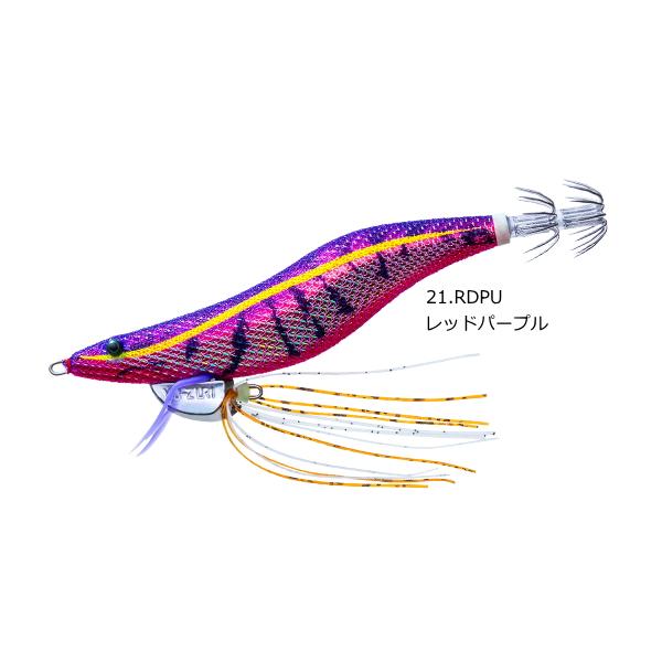 デュエル ヨーズリ DUEL YO-ZURI Ebi Q 餌木 エギ エギング アオリイカもはやエギではなく 「エビ」イカのノリが違う!!リアルにプルプル・ふわふわする手足でバツグンの喰わせ性能!!好奇心のある秋イカをゲット!!システムカラ...