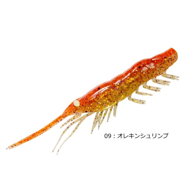 ハリミツ magbite SNACH BITE SHRIMP ロックフィッシュ ハードロック フラットフィッシュ ハタ 根魚 ヒラメ ライトゲーム ソルト ワームまんま海老のリアルワーム！生々しい海老の動きをワームで具現化。精巧に設計された...