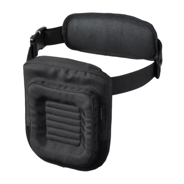 シマノ SHIMANO ファイティングパッド BE-202X / ベルト パッド携帯性に優れたライトファイティングパッド魚とのファイト時、ロッドエンドが身体に食い込むことを簡易的に予防します。非使用時には身体の側面に、ファイト時は太腿上に移...