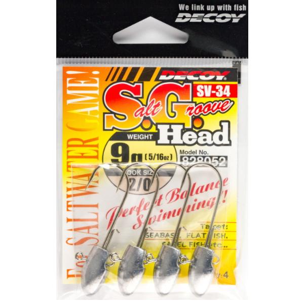 カツイチ DECOY S.G.Head 鯵 メバル メバリング アジング ライトゲーム ソルト ルアーフック ワームフック ジグヘッド様々なソルトゲームに適応するジグヘッドです。そのメインコンセプトは「スレシーバス攻略」。ミノー、テールスピ...