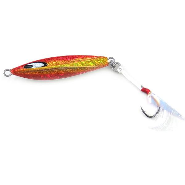 タカ産業 TAKA メタルジグ ソルト ルアー左右非対称カラーリングにより、アピール度抜群! スローからワンピッチジャークに対応したマルチジグ。海中ではヒラを打ち乱舞する為のカット設計。