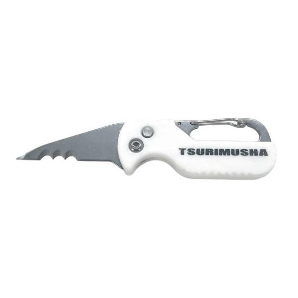釣武者 TsuriMusha チョイ〆アイスピック / フィッシングツール 魚締め 氷割りワンタッチ開閉式の小型締め具。〆てエラ切＆氷割りとこれ一つで簡単便利。ベストやピンオンリールに取り付け簡単カラビナ式。●全長／105mm●折たたみ時／...
