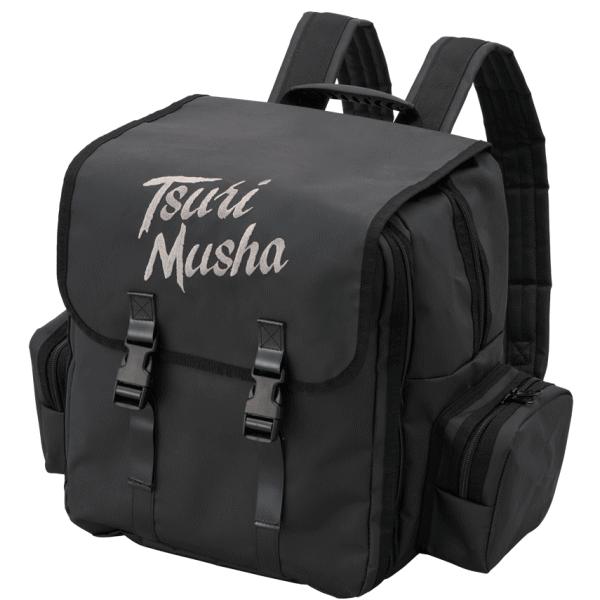 釣武者 Tsurimusha 磯釣り 石鯛 底物 バッグ リュック強度に優れ軽量PVC素材リュックは、磯渡しや地磯移動での移動が快適。広く取った肩ベルトは、担ぎやすく釣り人の負担を低減。2箇所の内部スペースは干渉によるリールの傷付を防ぐ仕切...
