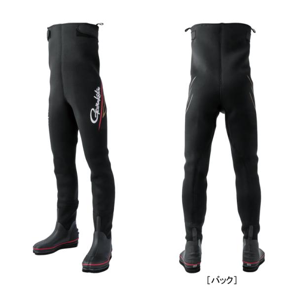 がまかつ Gamakatsu フィッシング ウェア 鮎友釣り用品●独自の立体裁断を採用し、さらにウエストの両側にアジャスターベルトを装着することで、より高いフィット感を実現。長時間の立ち込みの疲労を軽減します。素材：〈本体〉クロロプレン両面...