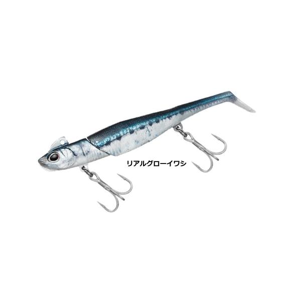 ダイワ DAIWA グローブライド MORETHAN SB-RODEM ワーム フラットフィッシュ ヒラメ マゴチシーバス専用、リアルシェイプバイブレーションジグヘッド＋リアルアピールシャッドワームのセット。遠投、流れの強いポイント、深場攻...