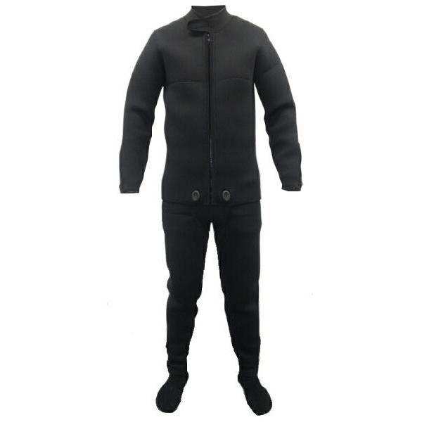 ファインジャパン ウエットスーツ 4点セット FJ-9020 ブラック MBサイズ / ウェア 釣具 ファインジャパン ウエットスーツ 4点セット FJ-9020 ブラック Lサイズ