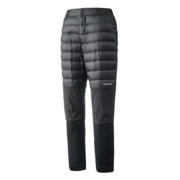 シマノ SHIMANO 防寒着 冬服 冬物 ウィンター パンツ ウェア軽さ・暖かさ・動きやすさを兼ね備えた、ハイブリッド構造のフィッシング用ダウンミドラーミドルレイヤーに求められる「保温性」と「軽量性」を追求し、レインウェアの下に着用するこ...