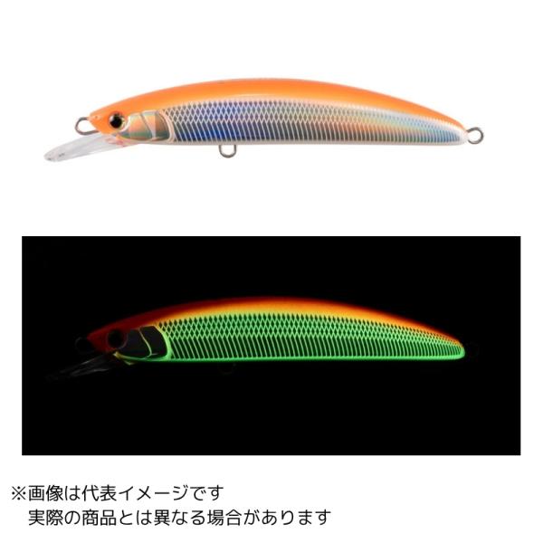 ●ヤマシタ●商品名：BOAR●詳細荒磯を制す！ロックショア青物専用ジャーキングミノーPE3号クラス対応のダウンサイズモデル(145mm)注文番号：647-662製品名：ボアー SS145カラー：062 オレンジシャイングロー全長：145mm...