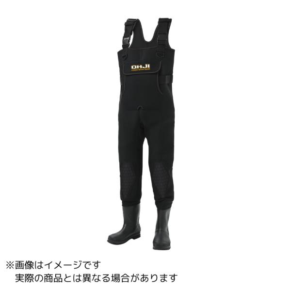 ●X'SELL(エクセル)●商品名：クロロプレーンウェダー(フェルトソール 中丸)約4mm厚●商品情報品番：OH-006Fカラー：ブラックサイズ：3L足サイズ：27.0-28.0cmJAN：4580484813762※モニターの発色によって...