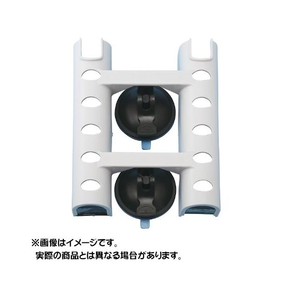 ●タカ産業(TAKA)●T-153　Q太郎Wロッドスタンド●吸盤タイプのロッドスタンド登場！●強力吸盤２ヶでクーラーに取り付け可能。●ROD STANDは２本立て（弊社商品：カバホールドも収納可能）●底面のストッパーを外せば移動時の安定性抜...