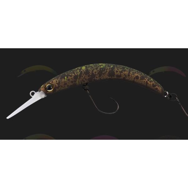 スペイン語できゅうりを意味するペピーノの名称どおりの、カーブを描く独特なスリムボディーは、トラウト目線でシルエットをコンパクトに見せることができます。そのため、特にタフコンディション下で効果を発揮します。■品名：ペピーノDR■全長(mm)：...