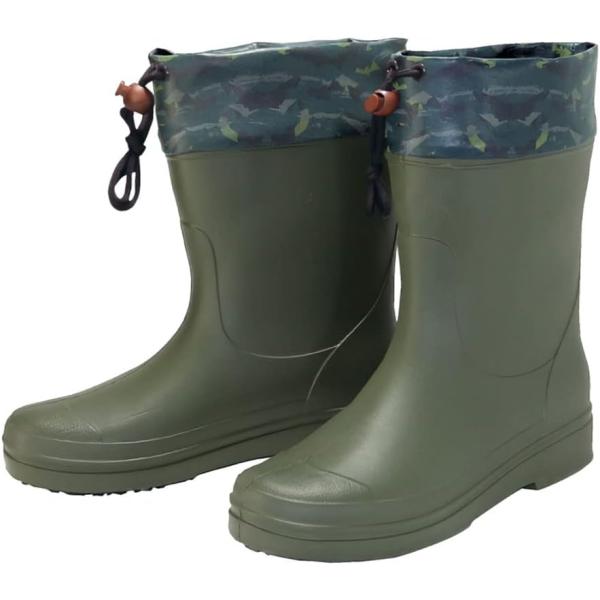 EVA発泡素材で軽く、船上での使用に優れたデッキソール搭載！■品番：GC-377■カラー：カーキ■サイズ：Ｍ(24.5-25.0)■素材： アッパー：EVA発泡 ソール：EVA発泡+合成ゴム■JＡＮコード：4518208 217428