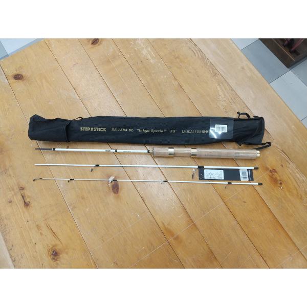 陰キャ釣りにハマる！コラボモデル第2弾！ステップスティック　SS-1583ULコストパフォーマンスに優れ、初心者でも扱いやすいモデルです。■品名：ステップスティック SS-1583UL Inkya Special■全長(ft)：5.8■自重...