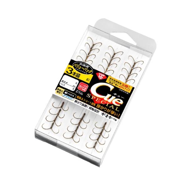 刺さりを最優先し、オトリの自然な泳ぎを追求するなら、鈎は軽いほうがいい。イカリを組む場合には、1本あたりの重さの違いは無視できない。そうして、細い鈎を作ろうとすれば、やはり高強度・高硬度のGハードV2の恩恵が効いてくる。こうしてCueスペシ...