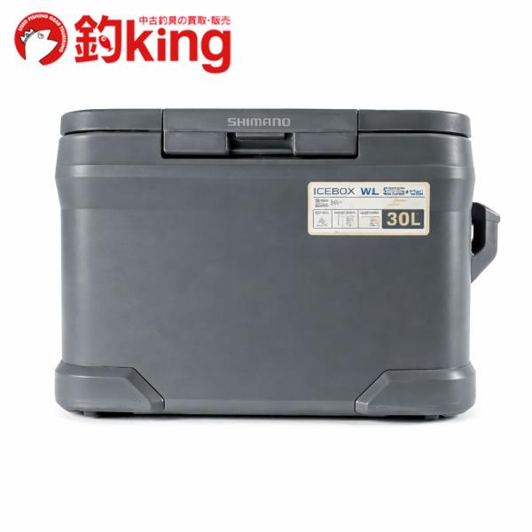 ・容量：30L・重量：4.8kg・断熱構造：発泡ポリスチレン・最大氷保持期間：4日間・通常使用によるキズなどのダメージがあります。　美品な商品をお求めの方はご遠慮頂いた方がいいと思います。・付属品はありません。