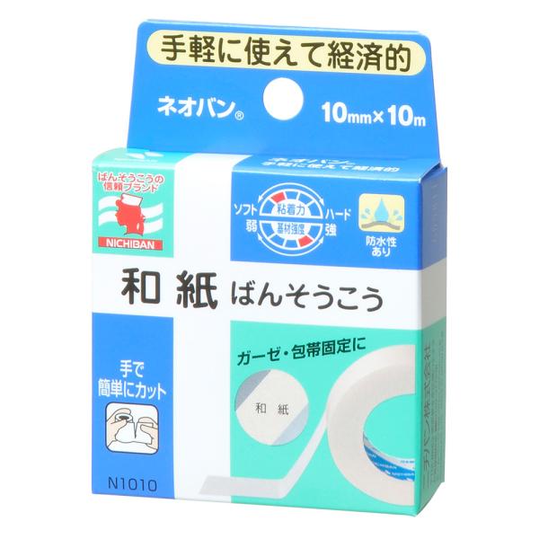 ニチバン ネオバン (10mm×10m) 和紙 ばんそうこう　