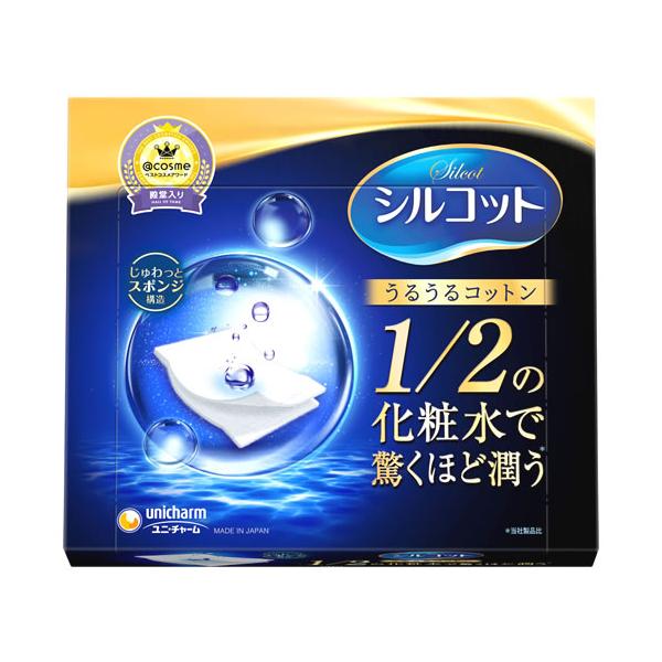 ユニチャーム シルコット うるうるコットン (40枚) コットン　