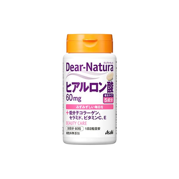 アサヒ ディアナチュラ ヒアルロン酸 30日分 (60粒) 低分子コラーゲン セラミド ビタミンC　