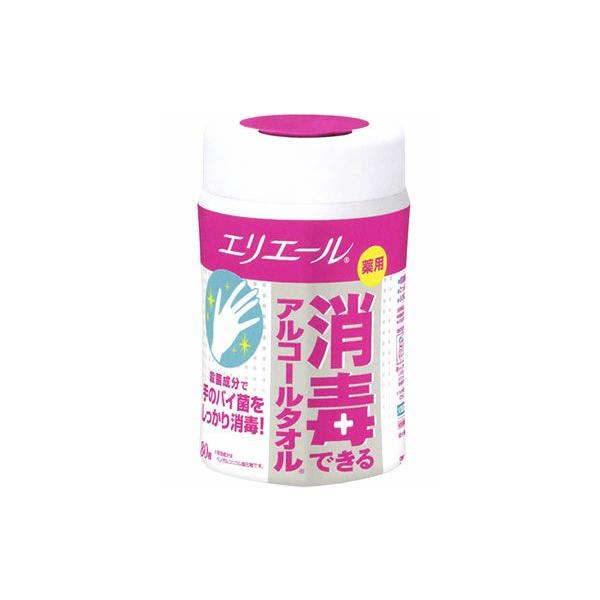 エリエール　薬用　消毒できるアルコールタオル　本体　(80枚)　