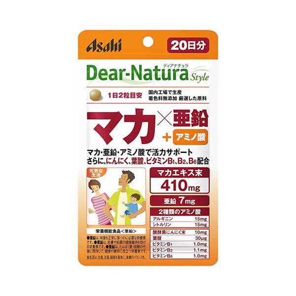 アサヒ ディアナチュラ スタイル マカ×亜鉛 20日分 (40粒) 栄養機能食品　