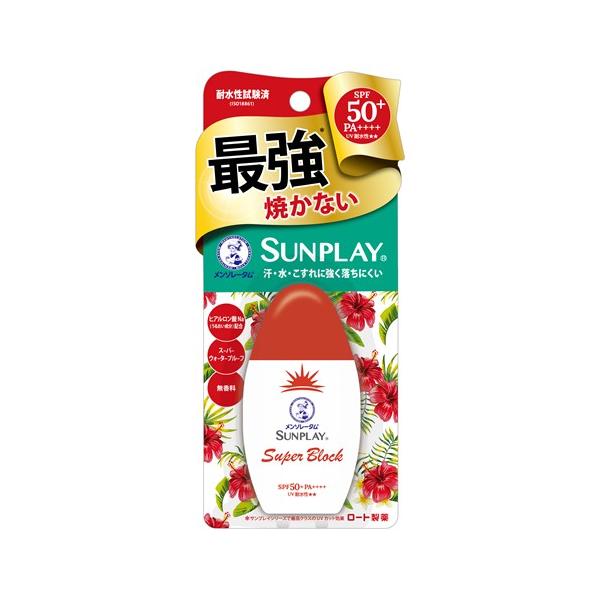 ロート製薬 メンソレータム サンプレイ スーパーブロック SPF50+ PA++++ (30g) ミルク 日焼け止め 顔・からだ用　JANコード：4987241138883　