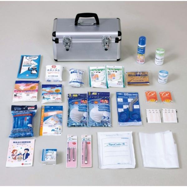 救急箱；非常時は、医療機関も停電や施設の崩壊、ケガ、病気の人の殺到などがおこり、重症者優先の態勢となります。そのため、軽度の人については、自ら手当ができるよう救急箱の準備が必要です。定期的な点検・補充を行い、非常時に備えることが大切です。※...