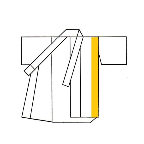 着物の脇で調整します。ヒヨク付き着物の料金です。縫い目の筋消しは料金内ですが、長年の経過による汚れや変色による筋消しは見積もりになります。筋を直すご意向がない場合はこちらの判断で作業を進めますのでご了承ください。工期は約50日・時期により変...