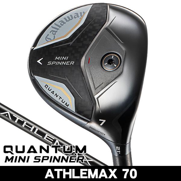 【発売日：2026年04月17日】キャロウェイ QUANTUM (クアンタム) MINI ミニ SPINNER ハイスピンウッド ATHLEMAX 70 右利き用 2026年モデル 日本正規品アイアンのようなコントロール性能とグリーンで止ま...