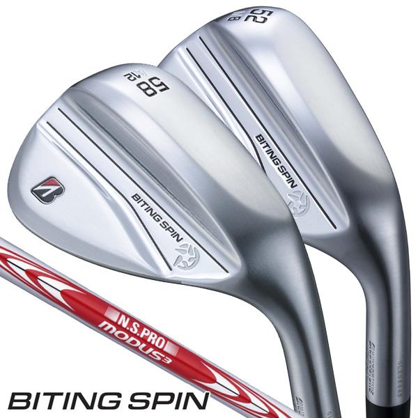 【発売日：2024年09月06日】ブリヂストン 2024 バイティングスピン N.S.PRO モーダス3 TOUR105 ウェッジスコアラインの排水性を高める縦溝（Ｉ）とアプローチスピンに貢献する斜溝（Ｘ）を組み合わせた新開発のバイティング...