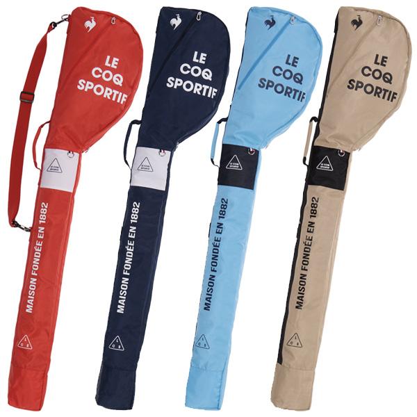 ルコックらしいデザインロゴとカラーリングを施した２０２６年モデルです。数本のクラブを持ってゴルフ練習場に行く際に便利なレンジケース（クラブケース）で、ゴルフ手袋などが収納できるポケットも装備しており、ショルダーベルトも付属しています。