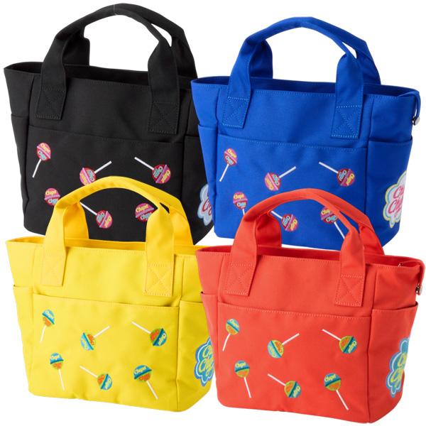 スペイン生まれのキャンディ「チュッパチャプス」とコラボレーションした、カートバッグの2026年モデルです。ポップでキュートなカラーリングが特徴で、ゴルフ場でも目を引くデザインに仕上げています。サイドのスナップボタンはカラス対策としてファスナ...