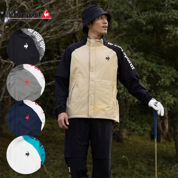 ■カラー 　ブラック　／　ベージュ　／　グレー　／　ネイビー　／　ホワイト■素材 　ナイロン100%■機能 　デタッチャブル　／　耐水　／　透湿　／　ストレッチゴルフ　／　ウエア　／　メンズ　／　男　／　新品　／　トップス　／　レインウェア...